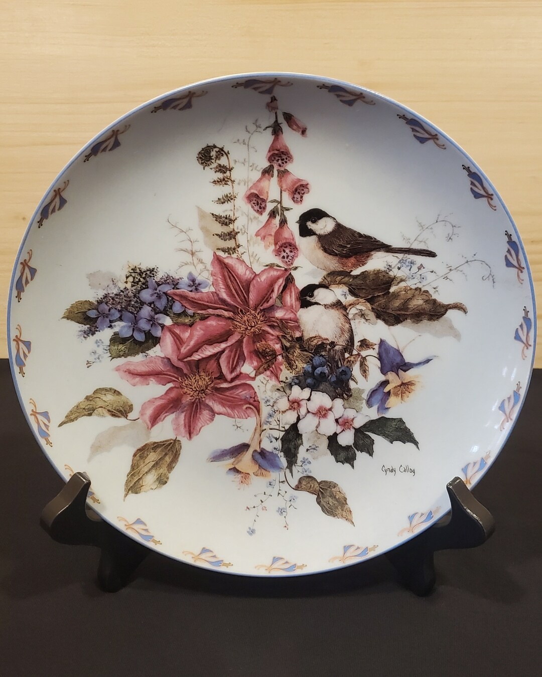 Cyndy Callog "sitting Softly" Collectors Plate - Etsy