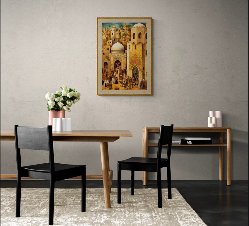 Arab Art, Middle Eastern Art, Old Arab Art Print, Poster - Etsy