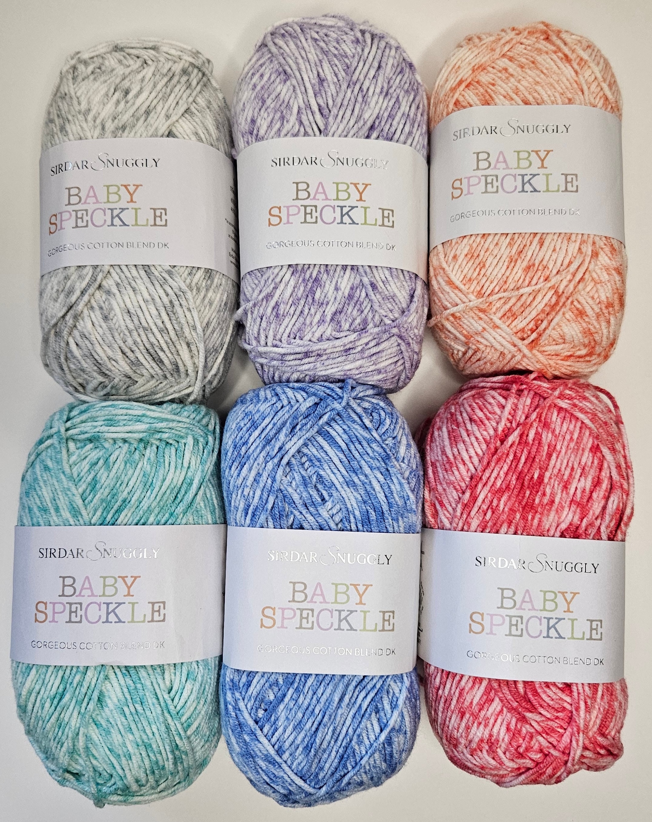 Sirdar Snuggly Baby Speckle Yarn, Super Soft Cotton/acrylic Blend for ...