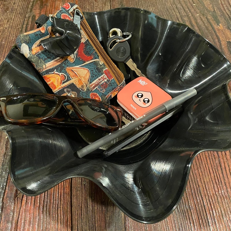 Vinyl Record Bowl - Etsy