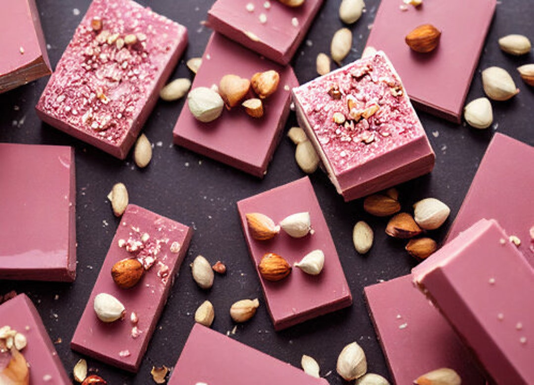 Ruby Chocolate Bar - Etsy