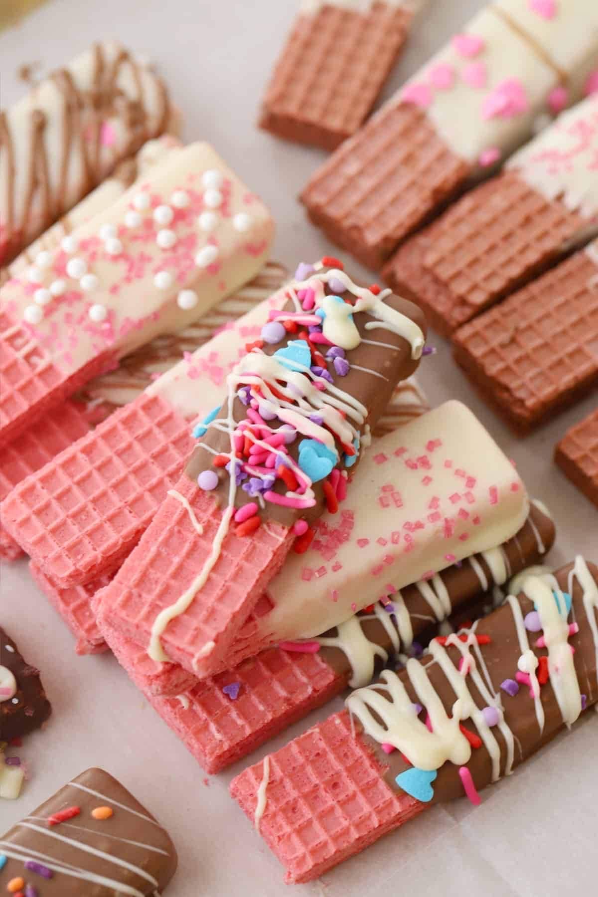 Chocolate Covered Wafer Cookies - Etsy