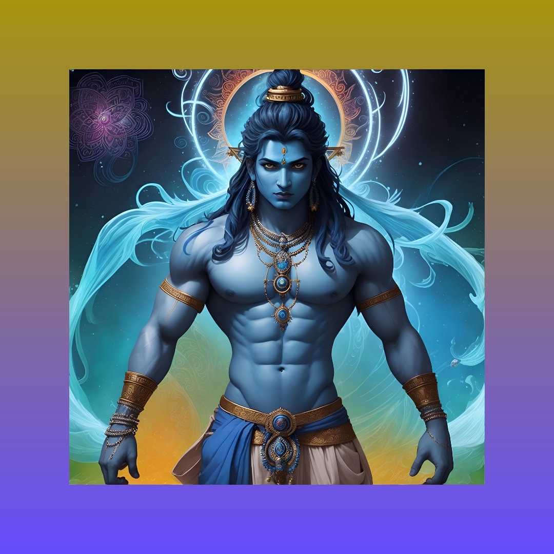 Mahadev Poster Lord Shiva Digital Print Printable Divine Har Har ...