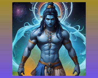 Shadow of Lord Shiva Digital Artwork - Etsy