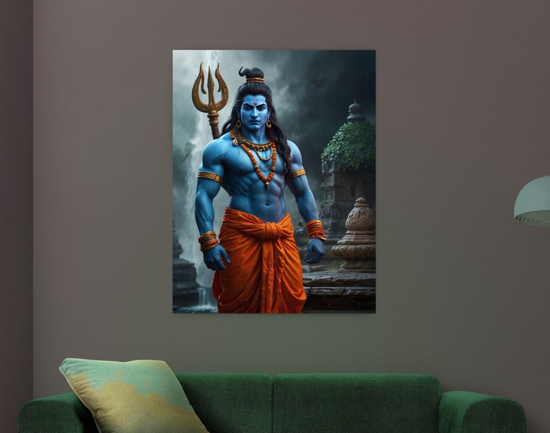 Om Mahadev Lord Shiva Poster Digital Print Printable. - Etsy