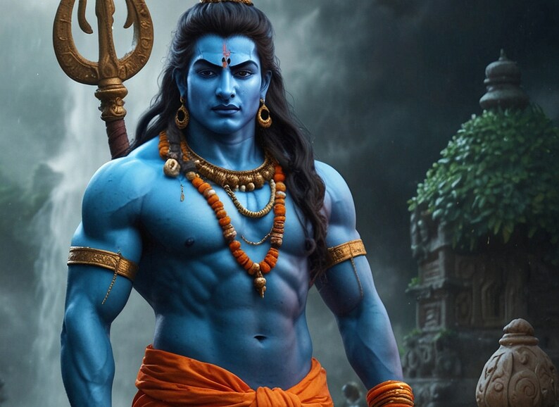 Om Mahadev Lord Shiva Poster Digital Print Printable. - Etsy