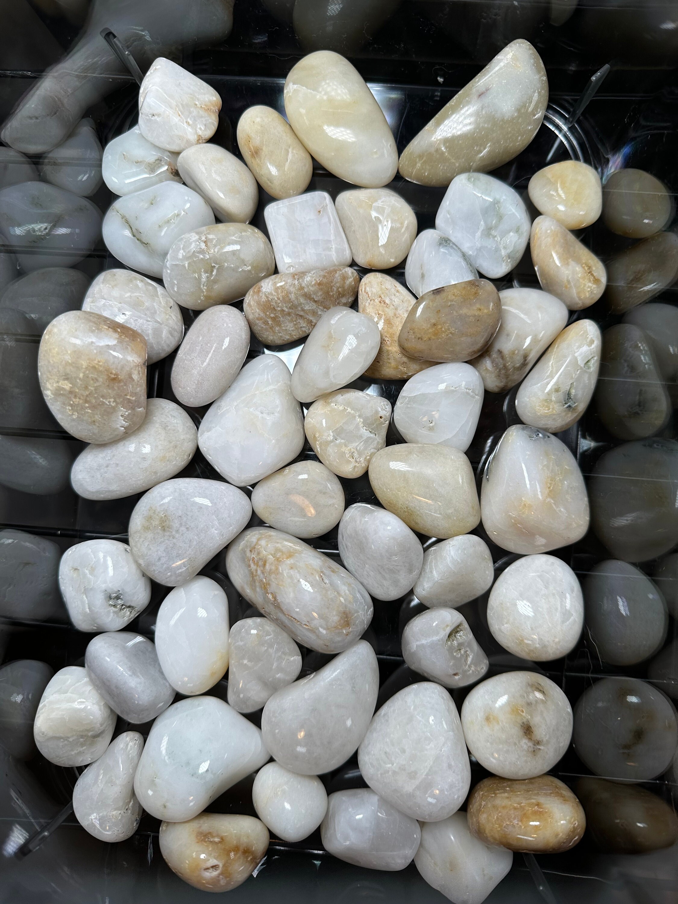 White Quartz Tumble Assorted Sizes - Etsy