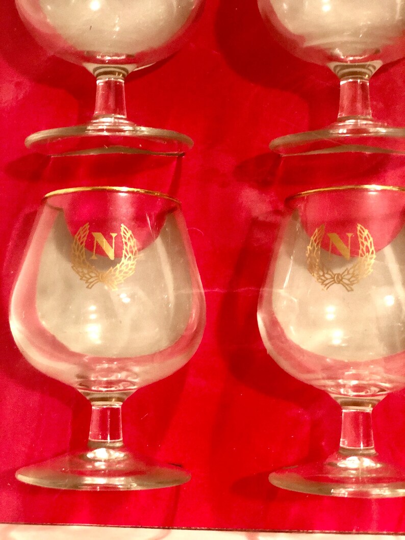 Cristal D'arques, Napoleon Cognac Glasses - Etsy