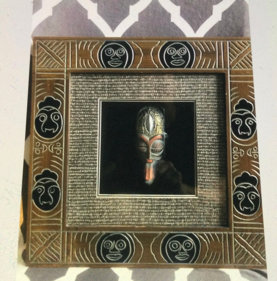 African Art, Art Object, Africa, Shadow Box, Hand Carved, Tribal Art - Etsy