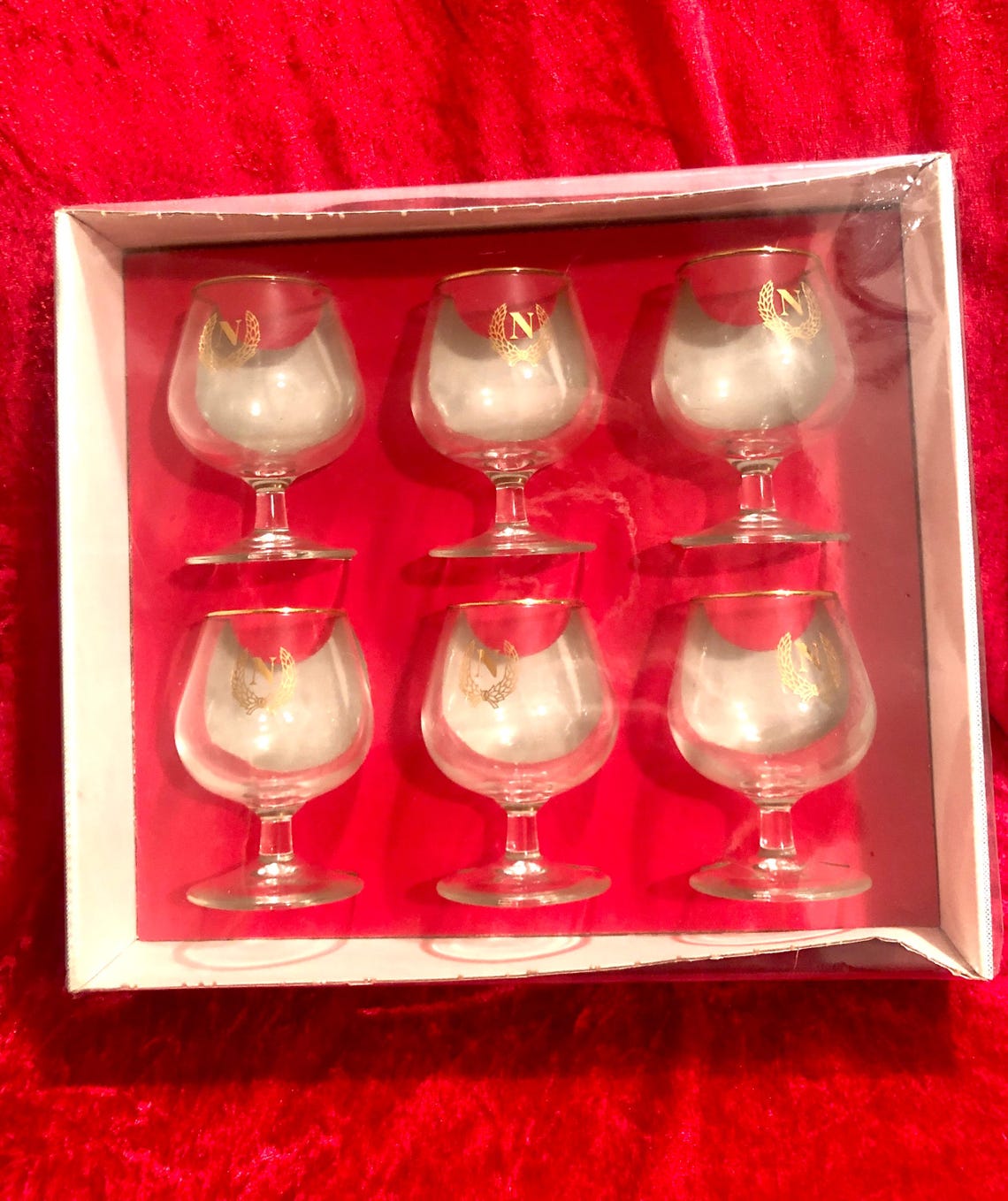 Cristal D'arques, Napoleon Cognac Glasses - Etsy