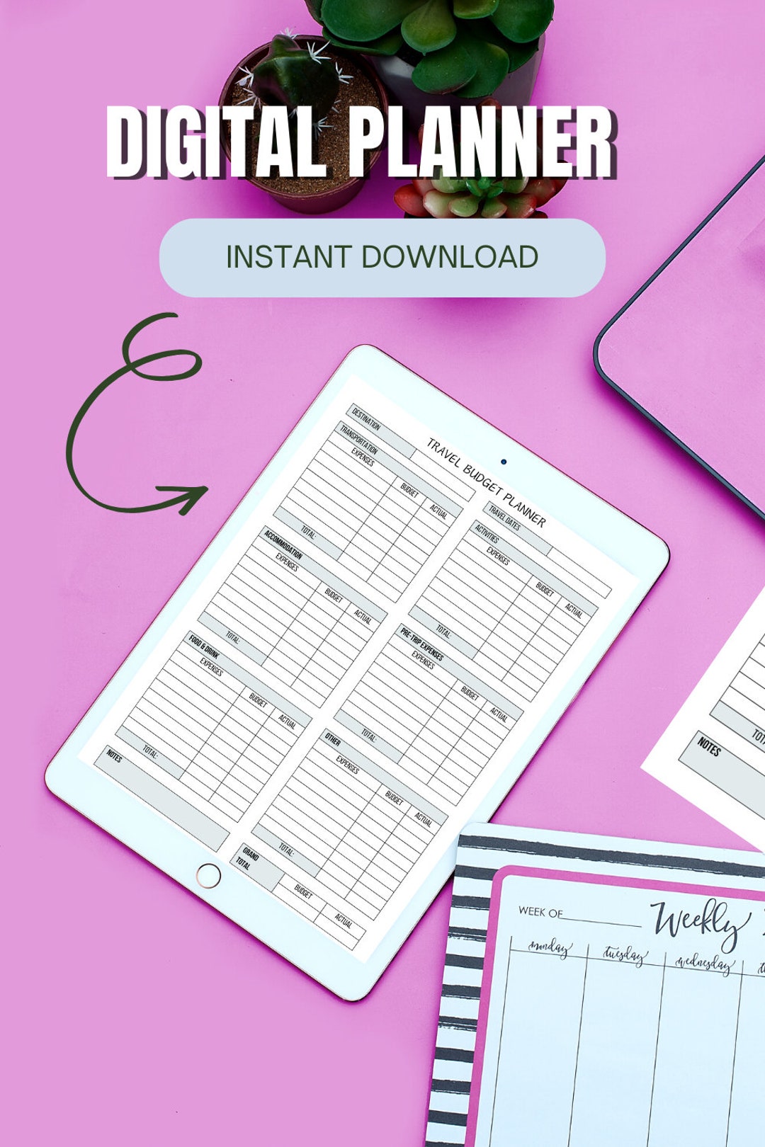 Printable Travel Planners, Packing List, Organizers, , Itinerary ...