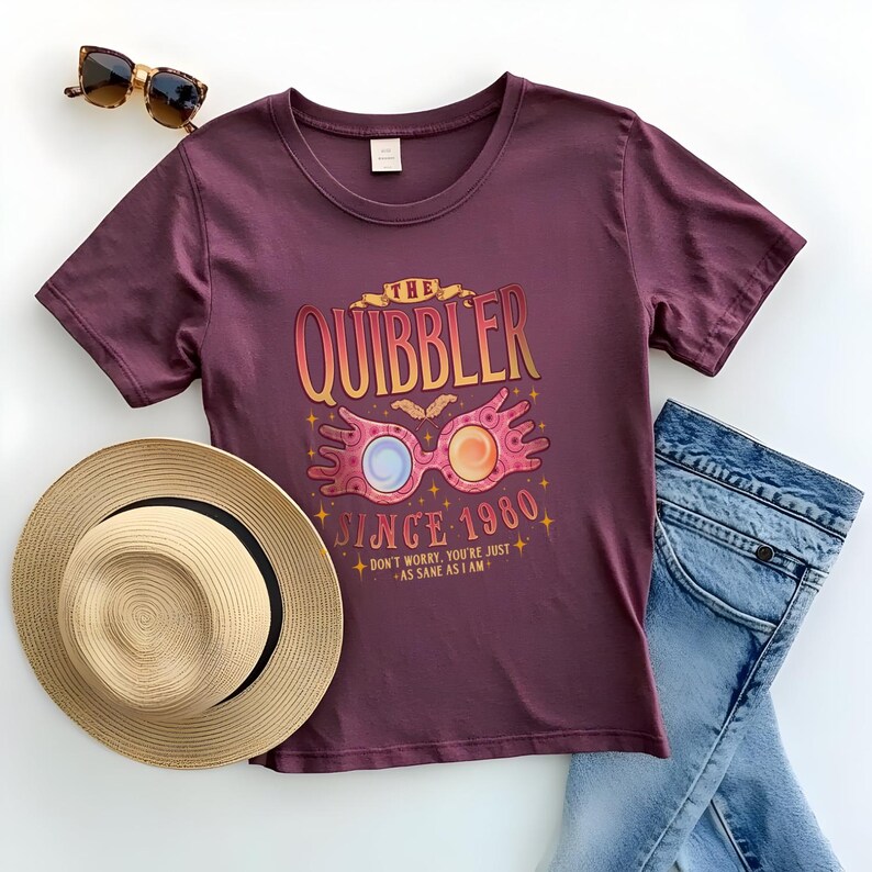 Luna Lovegood's Quibbler T-shirt: Wizarding World Magic Tee - Etsy