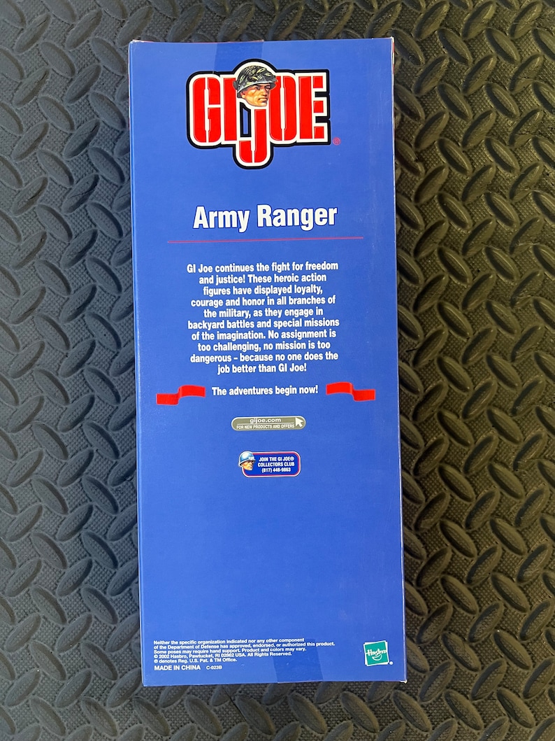 GI Joe Army Ranger 12" Action Figure Vintage G.I. Joe - Etsy