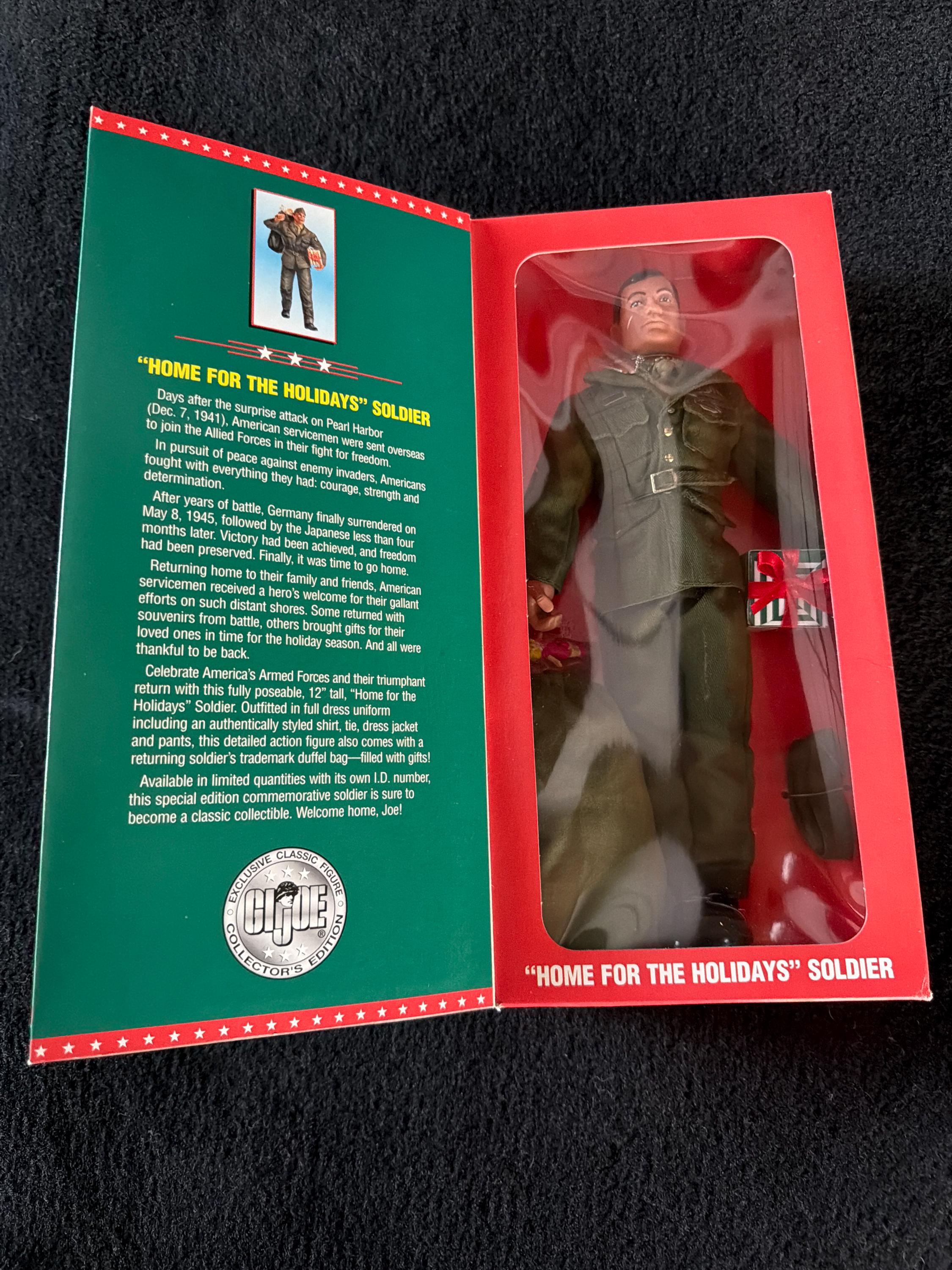 GI Joe Home for the Holidays Soldier 12" Action Figure Vintage by ...