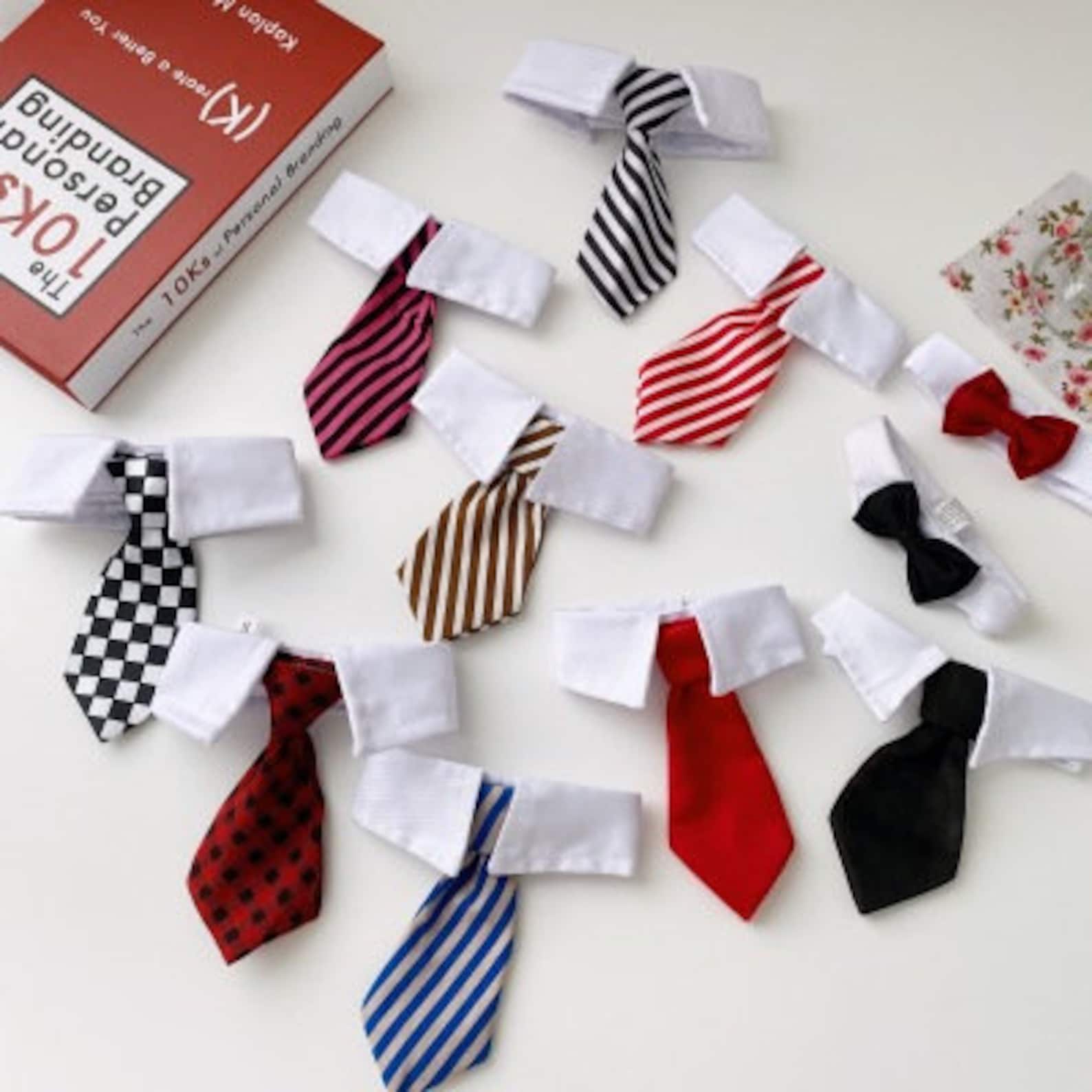 Cat Ties Cat Collar Kitten Ties Cat Collar Cat Accessories Kitten ...