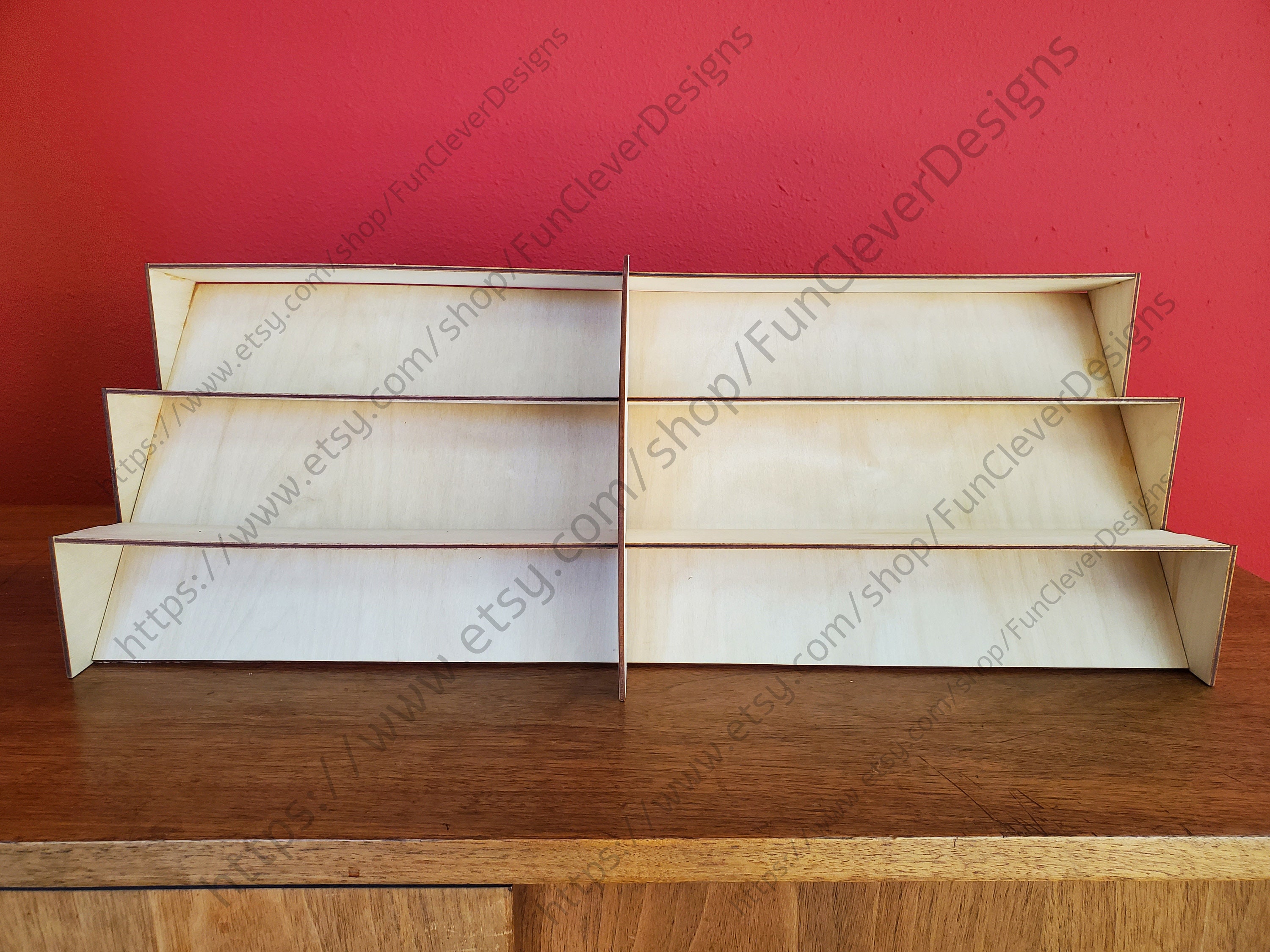 4 Tiered Spice Rack. Laser Cut Design Digital Files. Unique Design ...