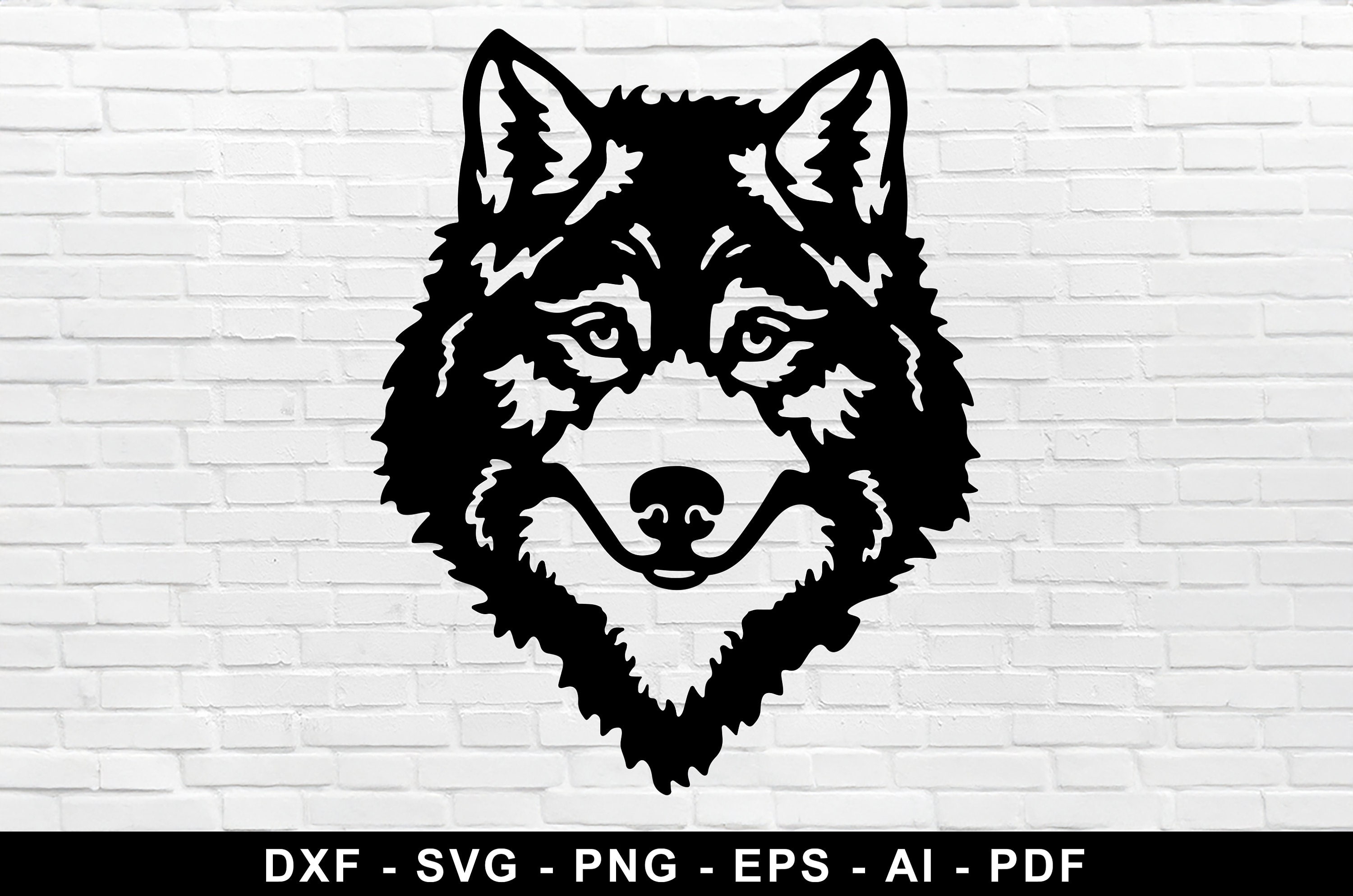 Wolf DXF, Animals Cut File for Laser, Dxf for Plasma, Wolves Cnc File ...