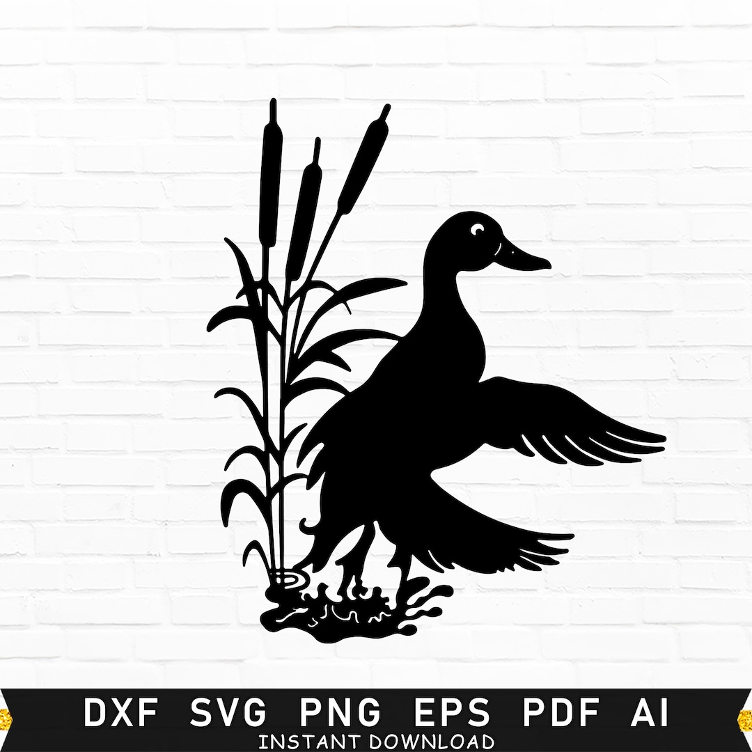 Duck Dxf Hunting Duck Svg Dxf Files for Plasma Laser - Etsy