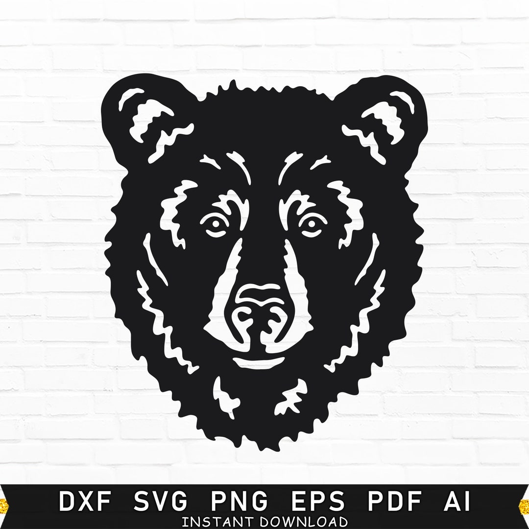 Bear DXF Animals Cut File for Laser Dxf for Plasma Bear Cnc - Etsy