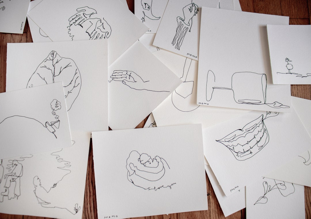 CUSTOM Line Drawing - Etsy