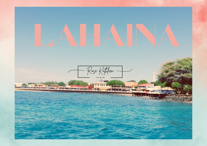 Remember Lahaina Poster - Etsy
