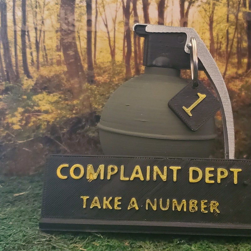 Complaint Department Grenade - Etsy