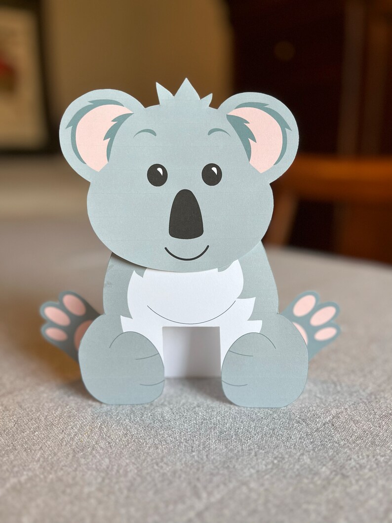 Koala Printable 3D Craft Activity for Kids, Digital Download Craft ...