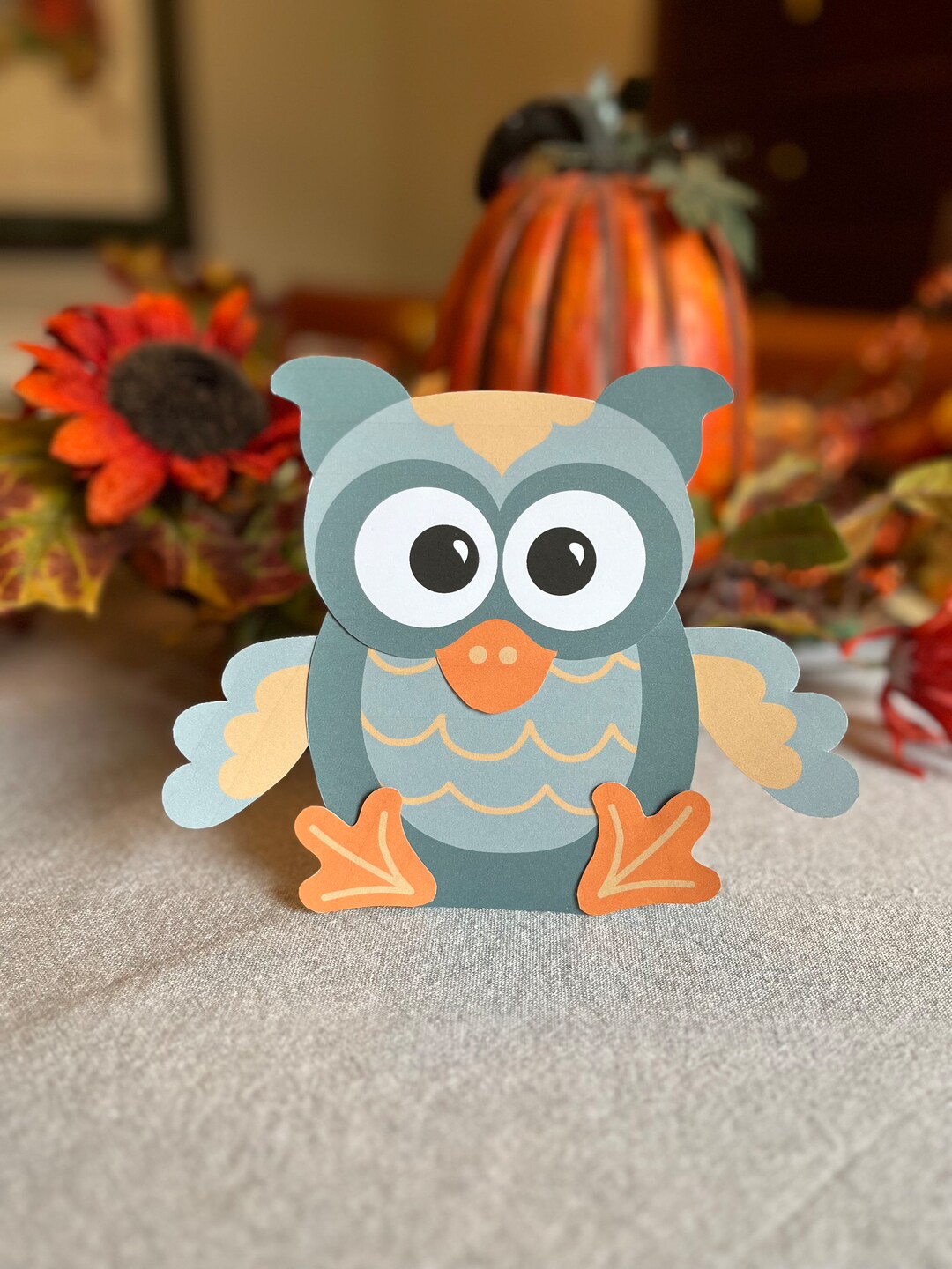 Owl Printable Craft Activity for Kids, Digital Download Party ...