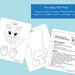 Cat Kitten Printable 3D Coloring Activity for Kids, Digital Download ...