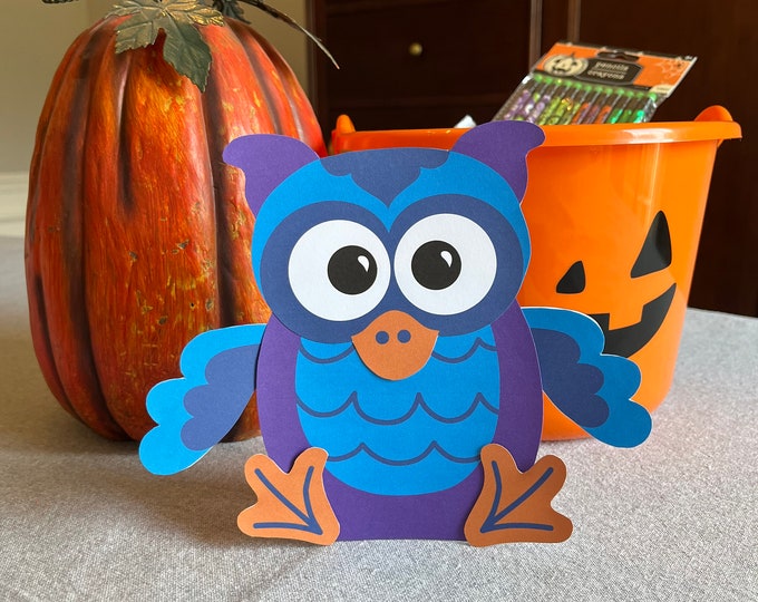 Owl Paper Craft Printable Woodland Animal Finger Puppet Kids Craft Owl ...