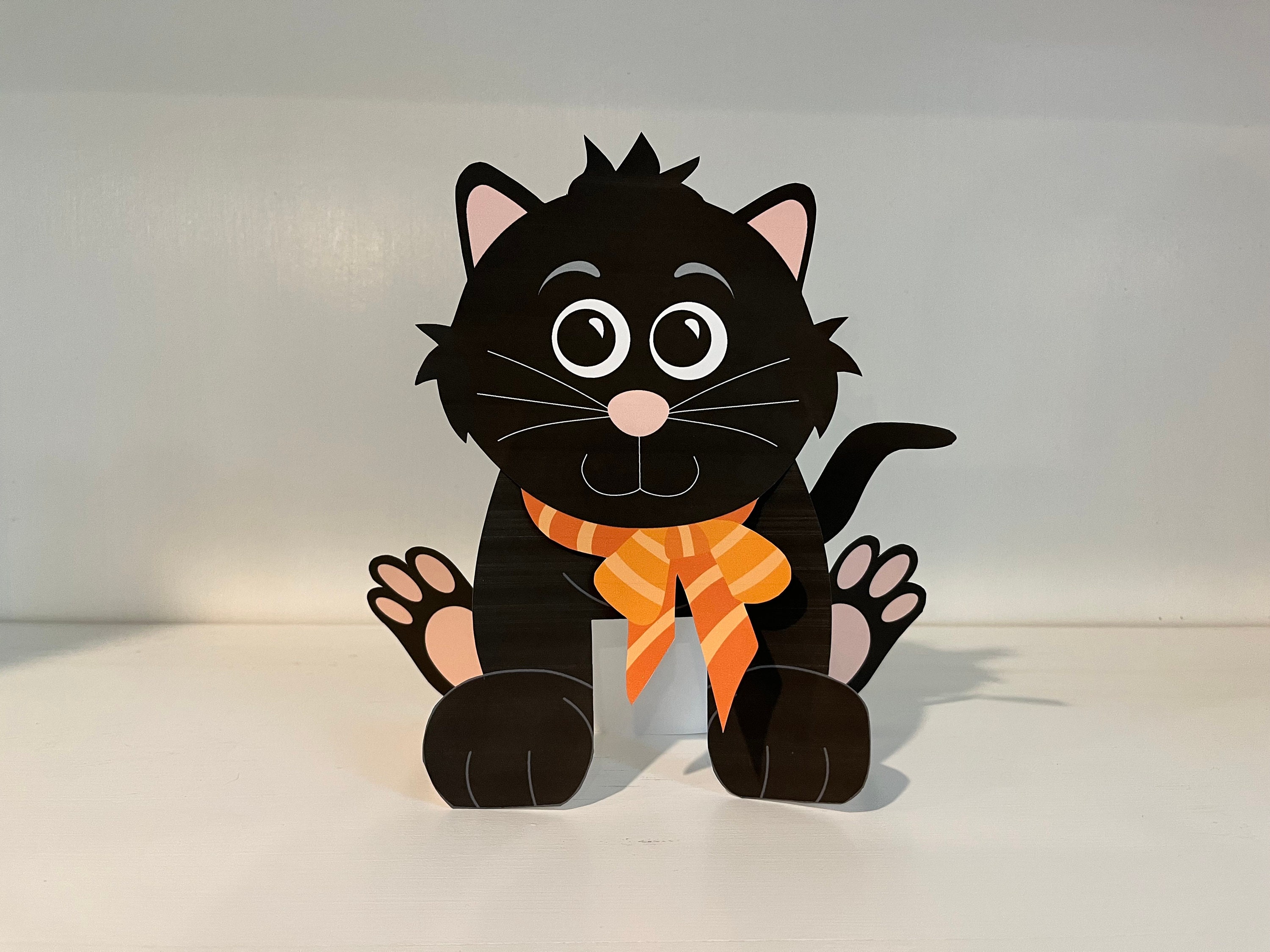 Halloween Printable 3D Craft Activity for Kids, Digital Download Craft ...