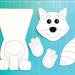 Raccoon 3D Paper Craft, Printable Coloring Activity (digital Download ...