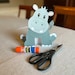 3D Paper Hippo Craft Activity, Printable Zoo Animal (digital Download ...