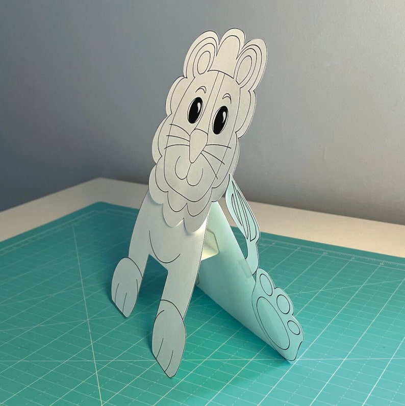 Lion Printable Coloring Activity for Kids, Digital Download Coloring ...