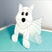 Raccoon 3D Paper Craft, Printable Coloring Activity (digital Download ...
