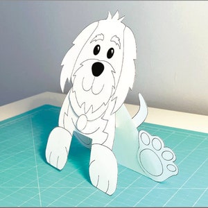 Puppy Dog Coloring Paper Craft Activity (digital Download) - Etsy