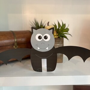 Bat Printable 3D Craft Activity for Kids, Digital Download Craft Kit ...