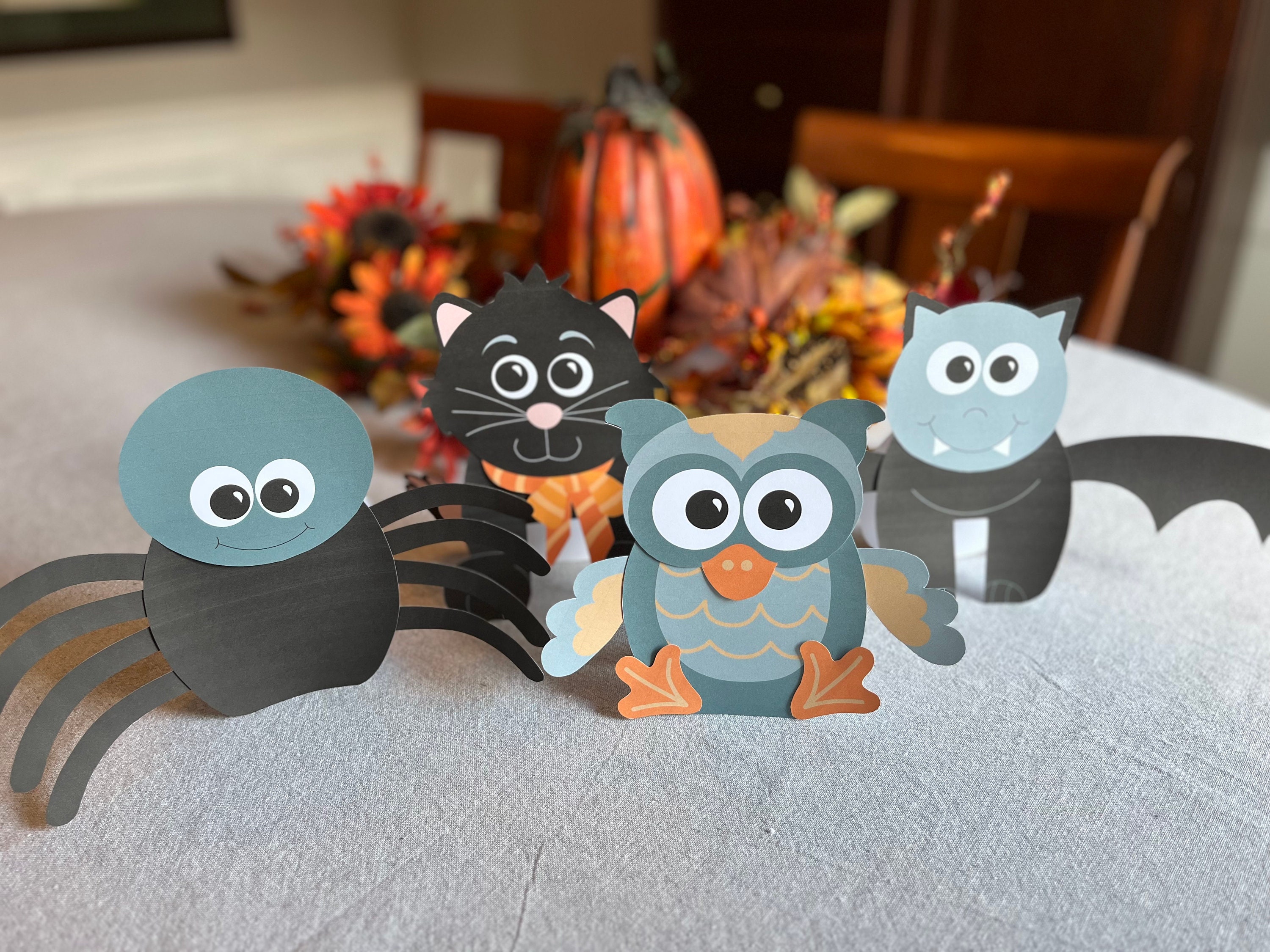 Halloween Printable 3D Craft Activity for Kids, Digital Download Craft ...