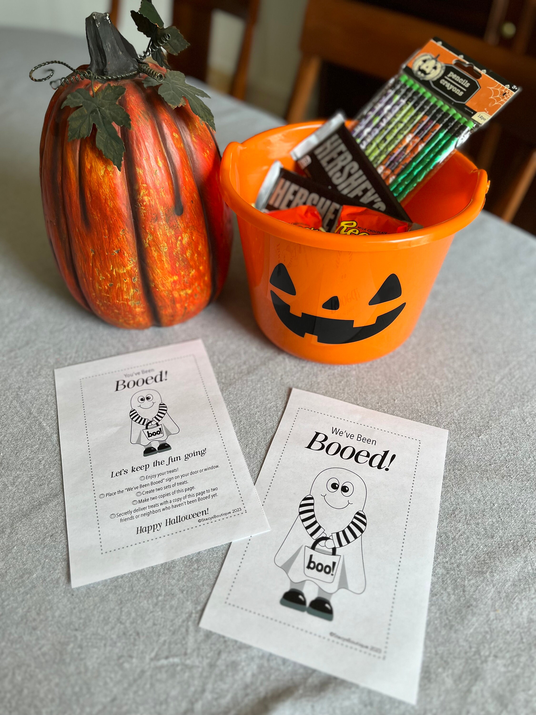 You've Been Booed Halloween Printable Flier Digital - Etsy