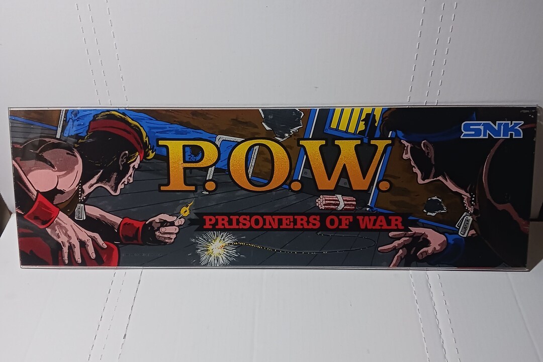 POW Prisoner of War Arcade Cabinet Art SNK - Etsy