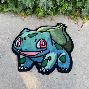 Pokémon Bulbasaur Tufted Rug - Etsy