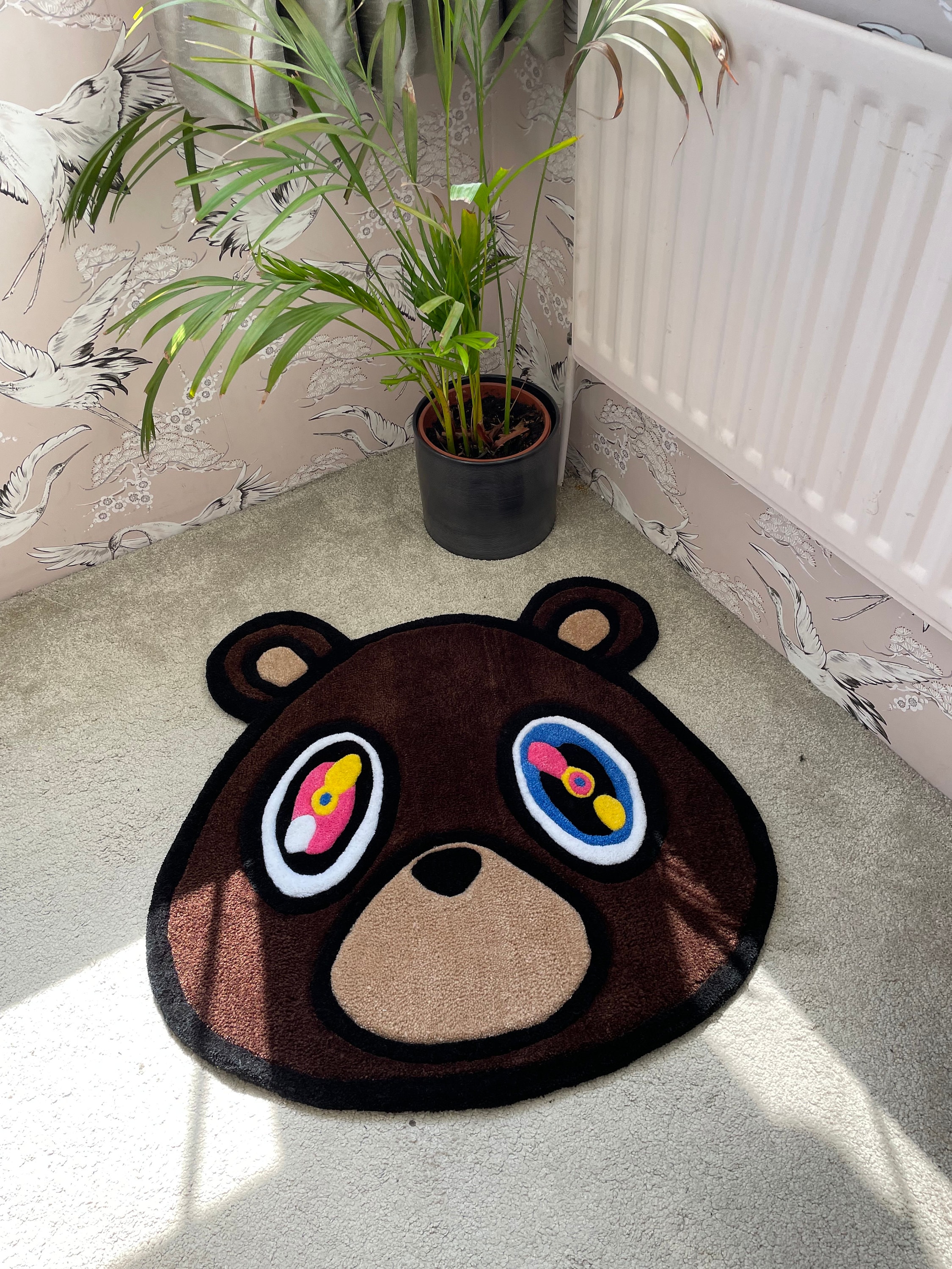 Tufted Kanye Wear Graduation Bear Rug - Etsy