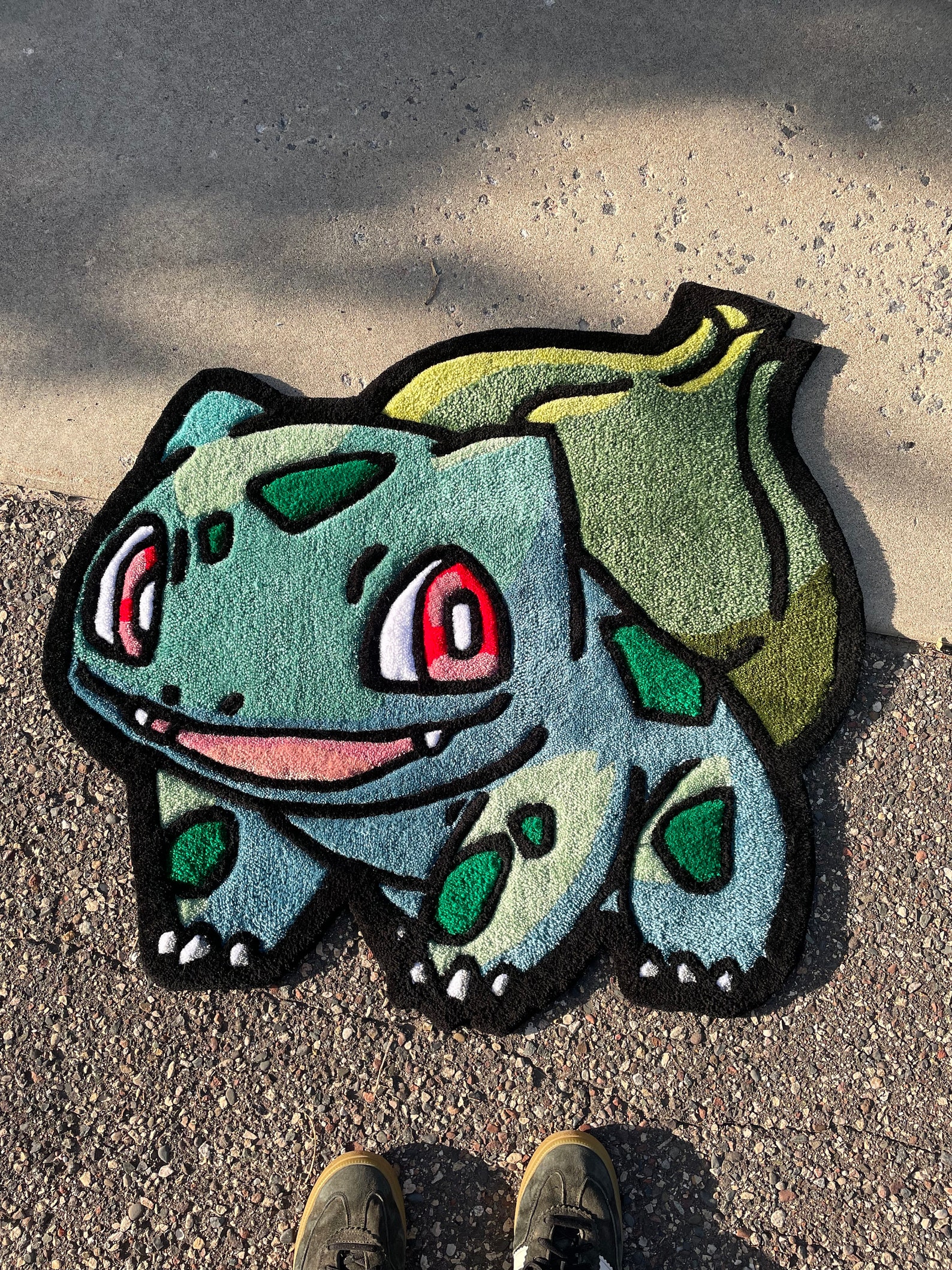 Pokémon Bulbasaur Tufted Rug - Etsy