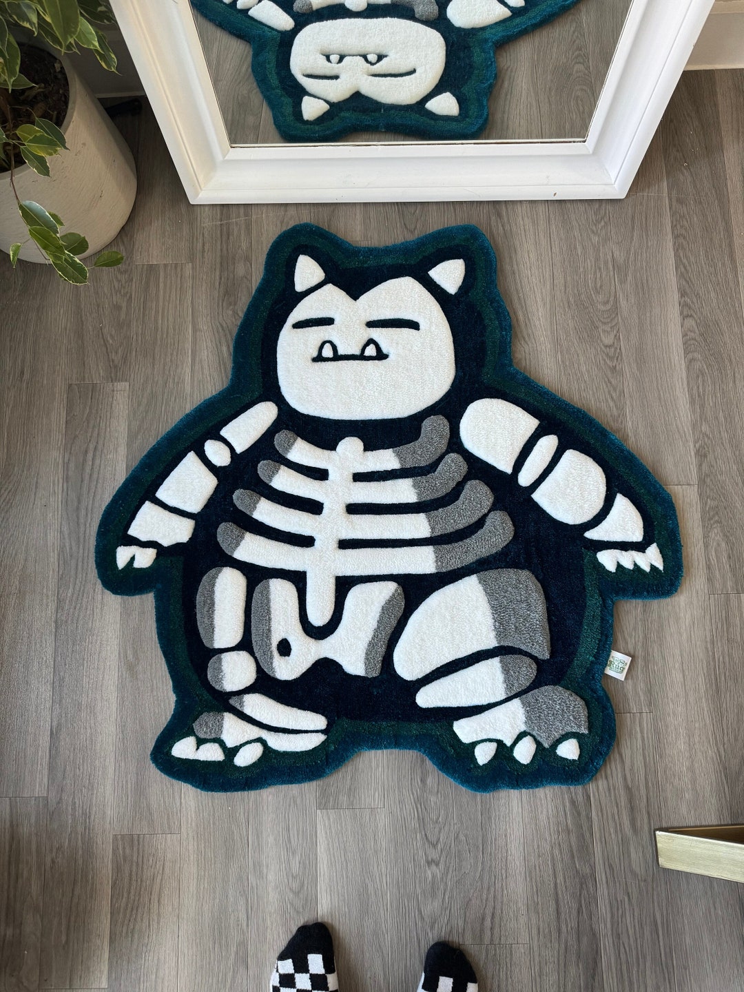 Custom Handmade Pokemon Tufted Rug Gengar Snorlax Bulbasaur Pikachu ...