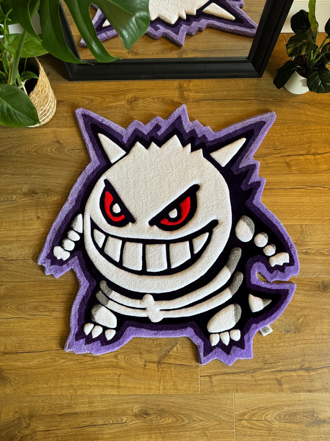 Gengar 3D Bones X-ray Handmade Tufted Rug - Etsy