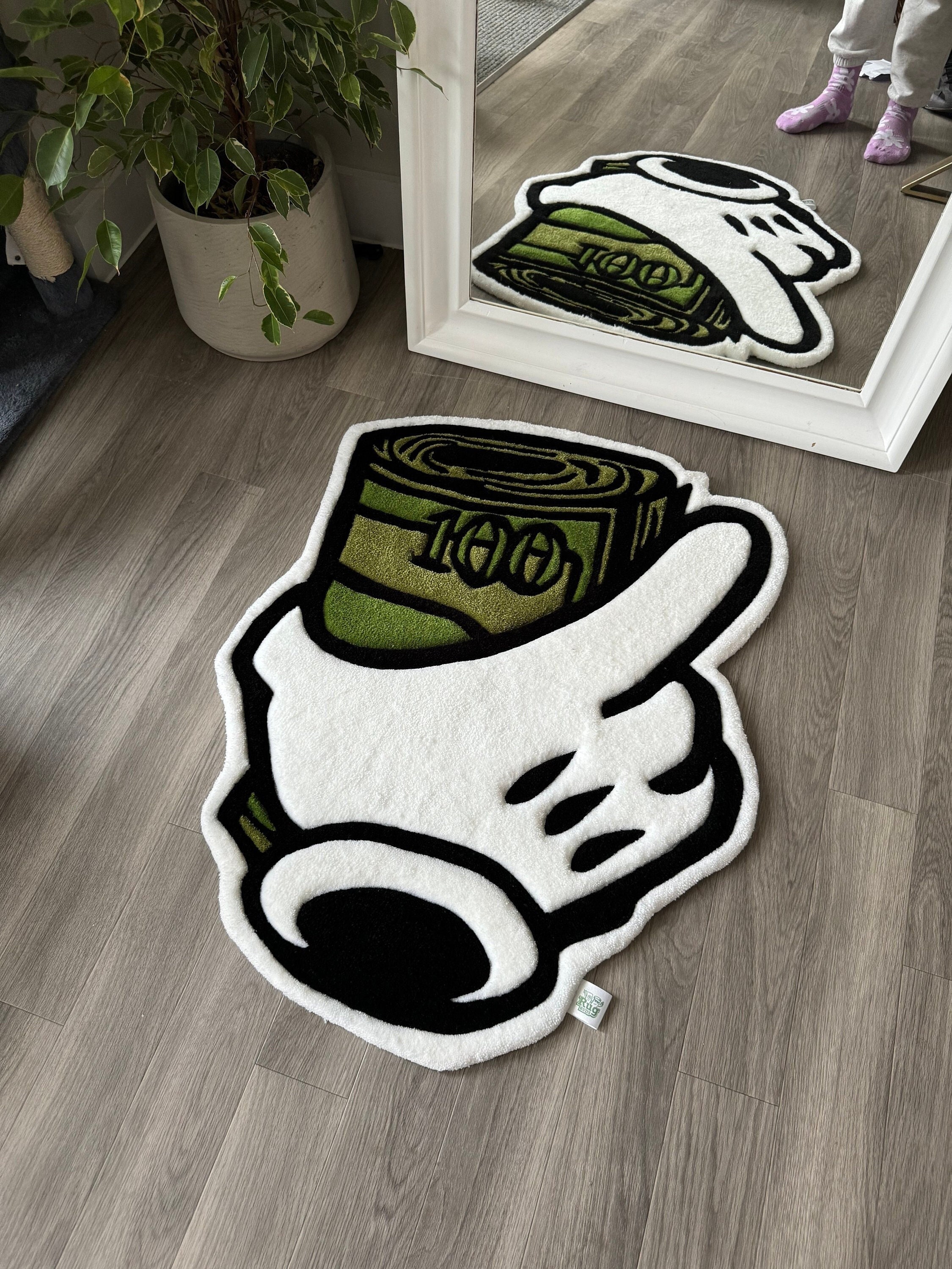 Handmade Tufted Cash Hand Rug - Etsy