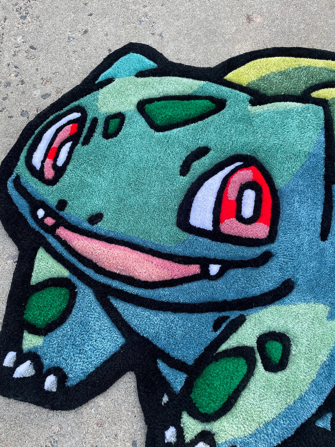 Pokémon Bulbasaur Tufted Rug - Etsy
