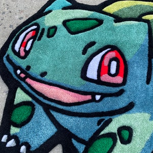 Pokémon Bulbasaur Tufted Rug - Etsy