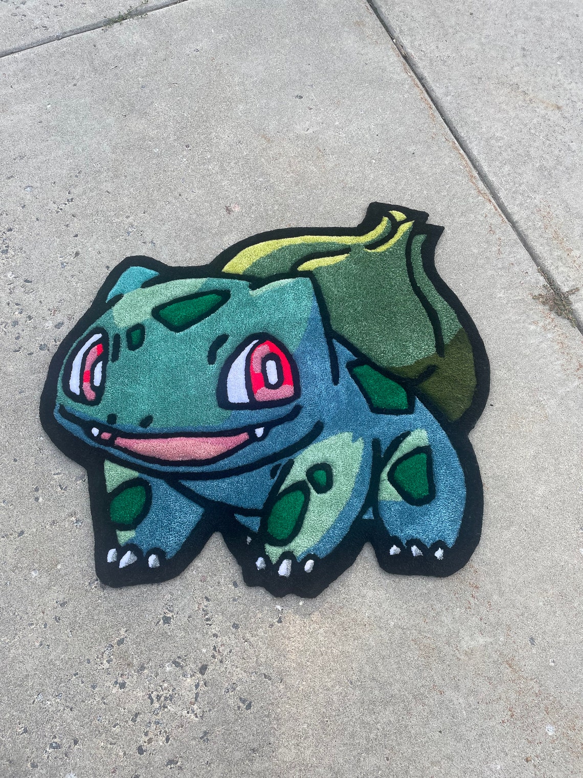 Pokémon Bulbasaur Tufted Rug - Etsy