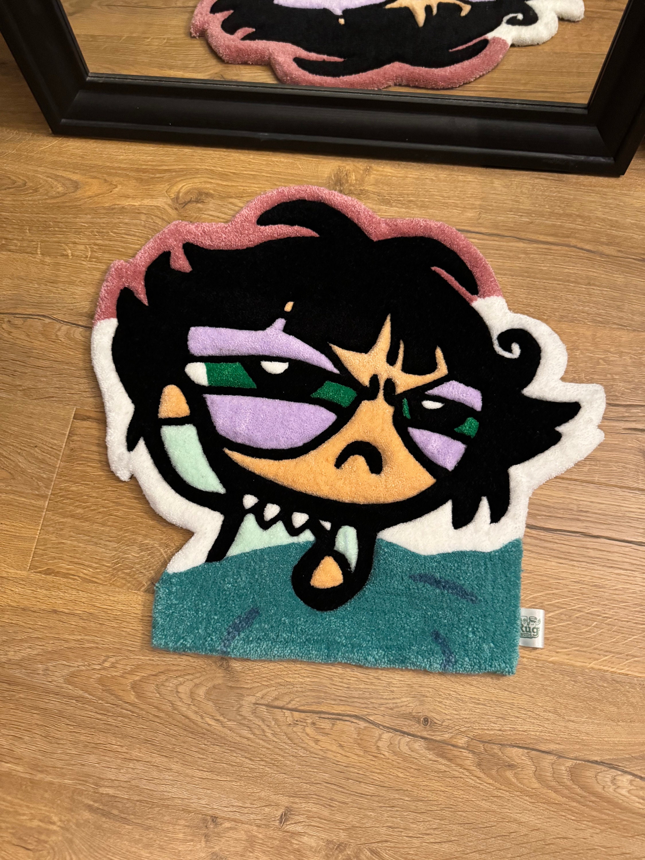 Handmade Tufted Power Puff Girls Rug - Etsy